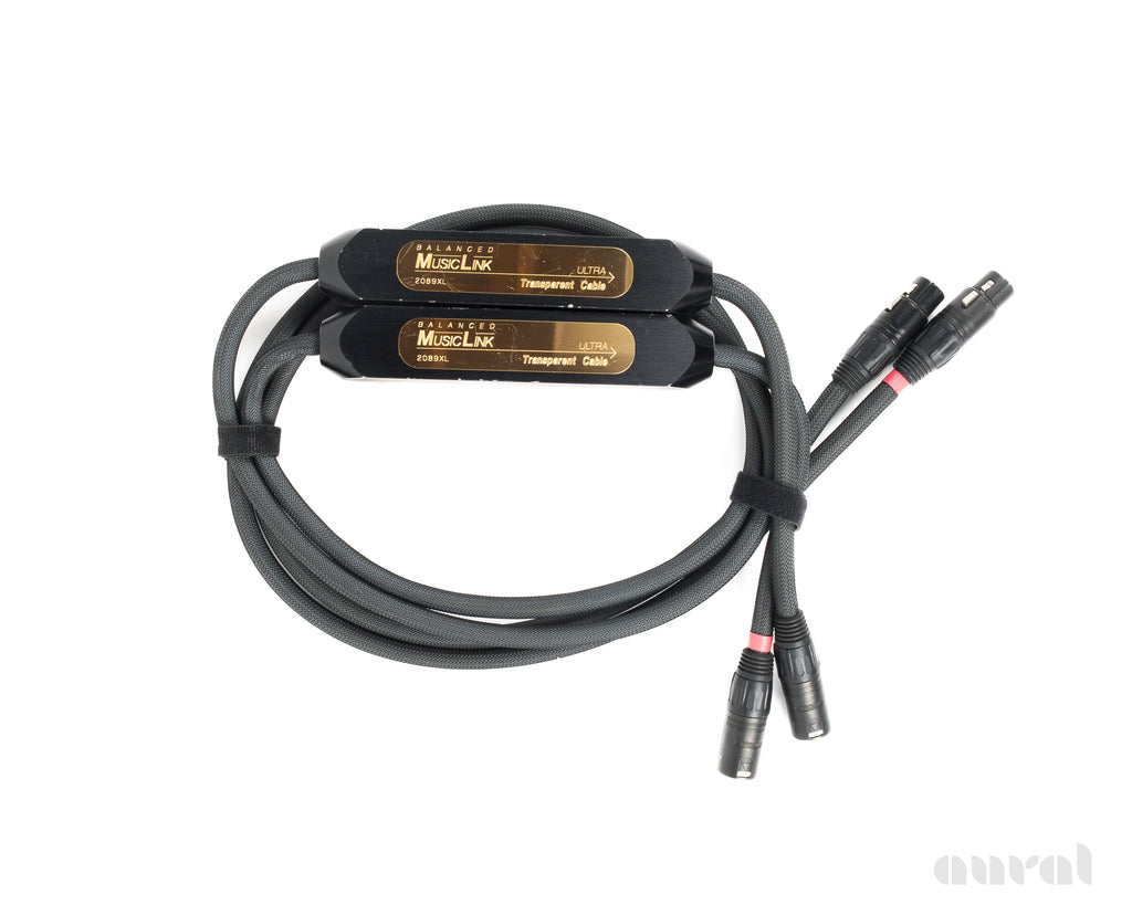 Preowned / Transparent Musiclink Ultra // Balanced Xlr Interconnects / 3.5ft Pair / 2089XL ...
