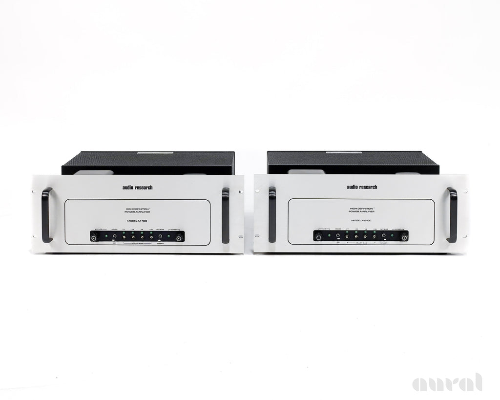 Vintage / Audio Research M-100 // Tube Amplifier Monoblocks / Beautiful ...