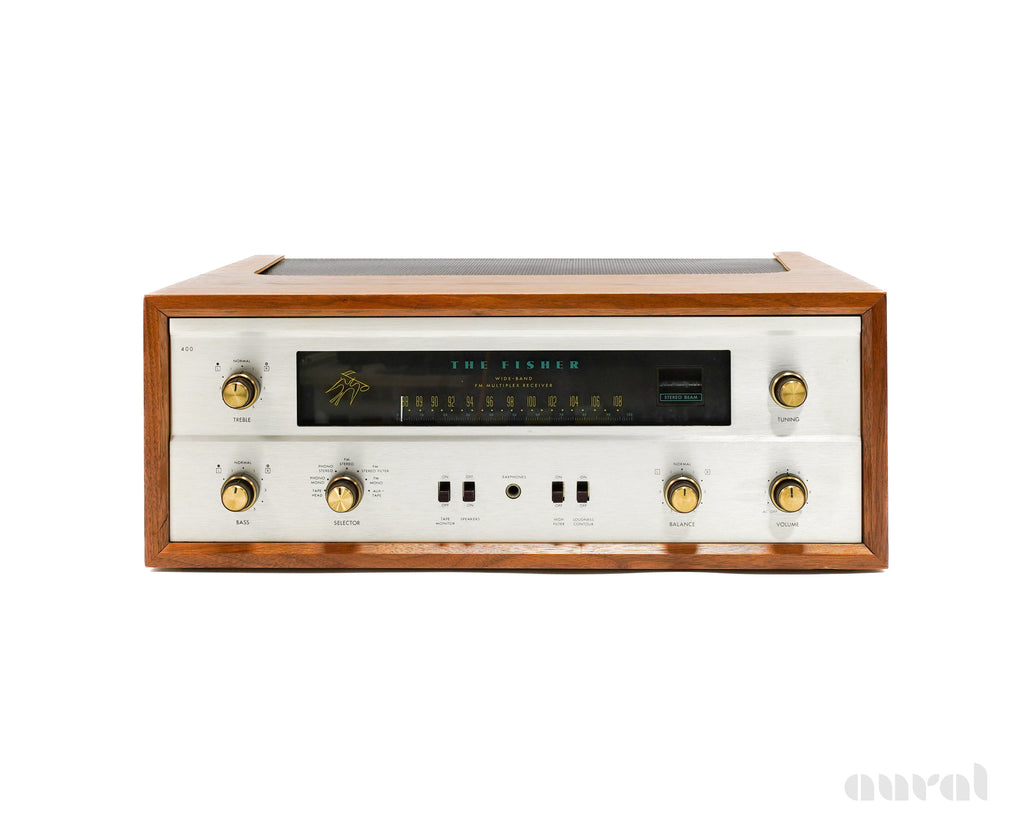 Fisher 400 // Vintage Stereo Tube Receiver / Refinished Cabinet – AURAL ...