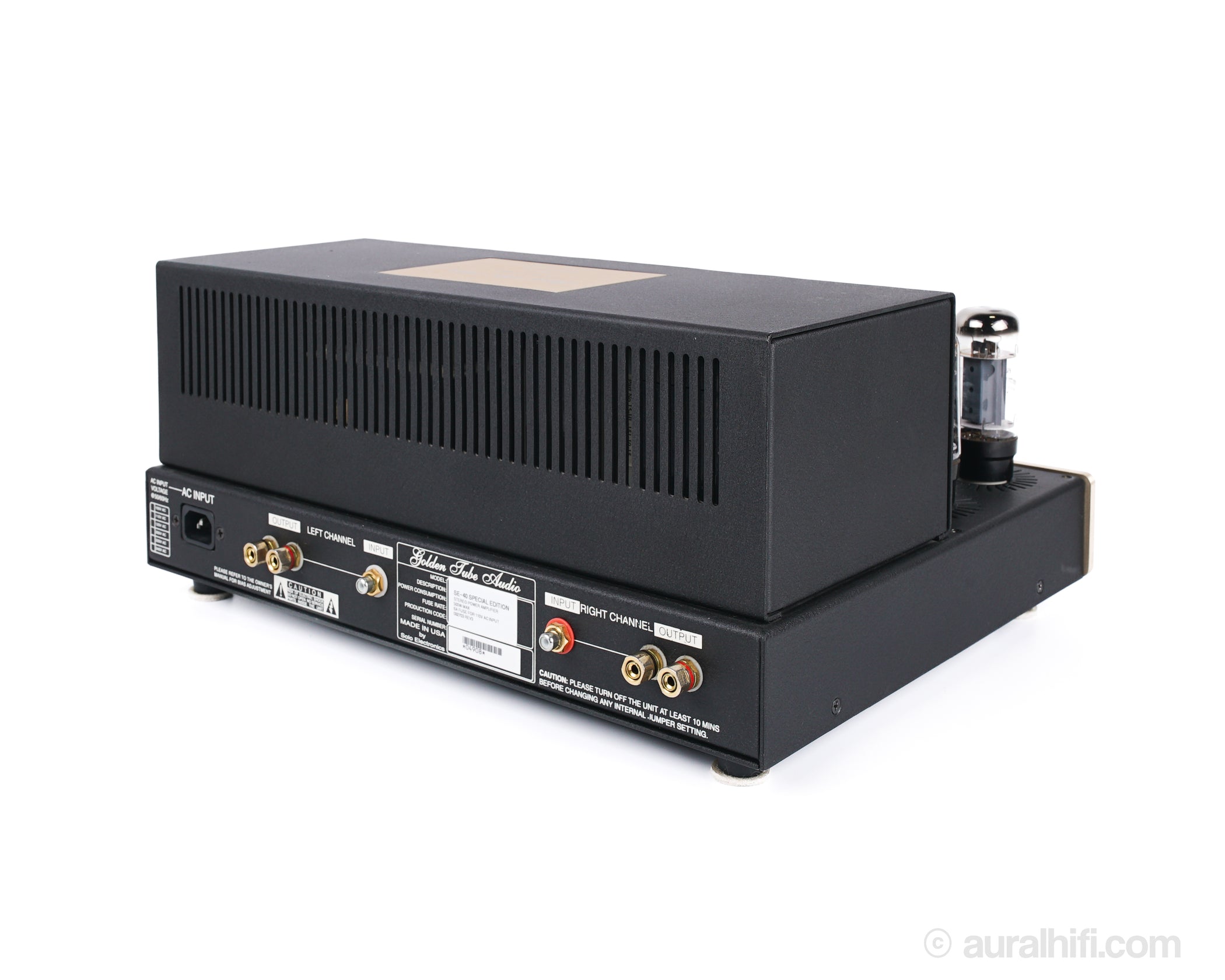 Preowned / Golden Tube Audio SE-40 Special Edition // Stereo Tube ...