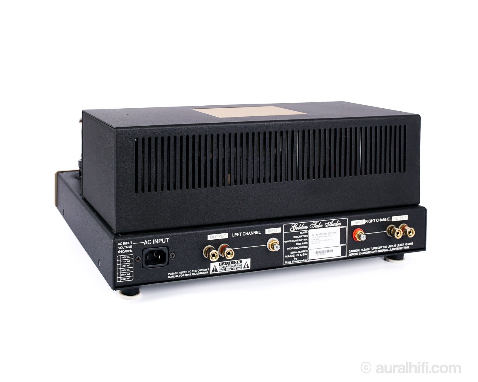 Preowned / Golden Tube Audio SE-40 Special Edition // Stereo Tube ...