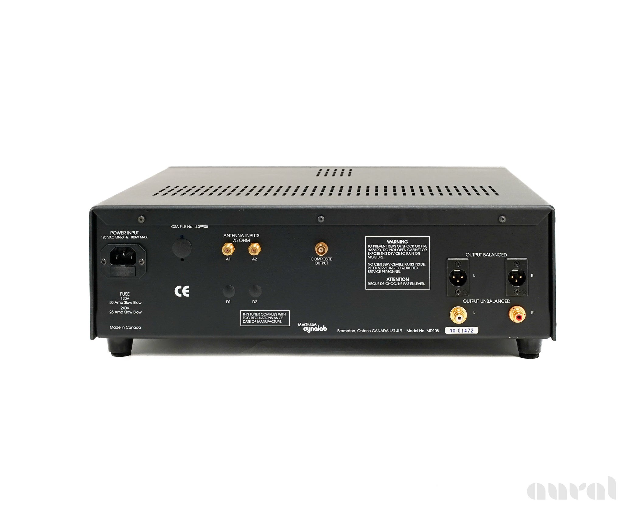 Magnum Dynalab MD108 // Vintage / Analog FM Tube Tuner – AURAL HiFi