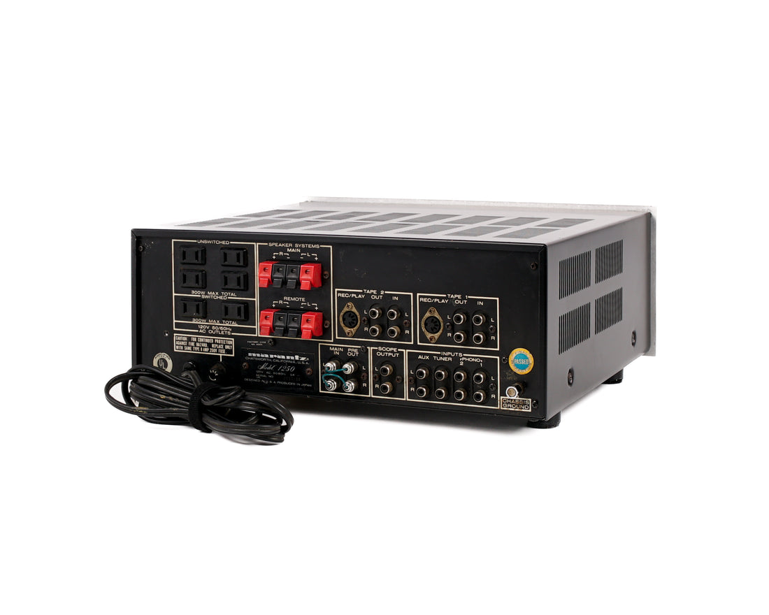 Vintage / Marantz 1250 // Integrated Amplifier / Recapped – AURAL HiFi