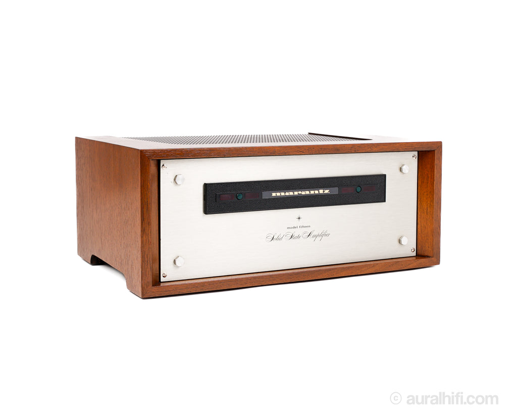 Vintage / Marantz Model 15 // Stereo Amplifier / Walnut Cabinet ...