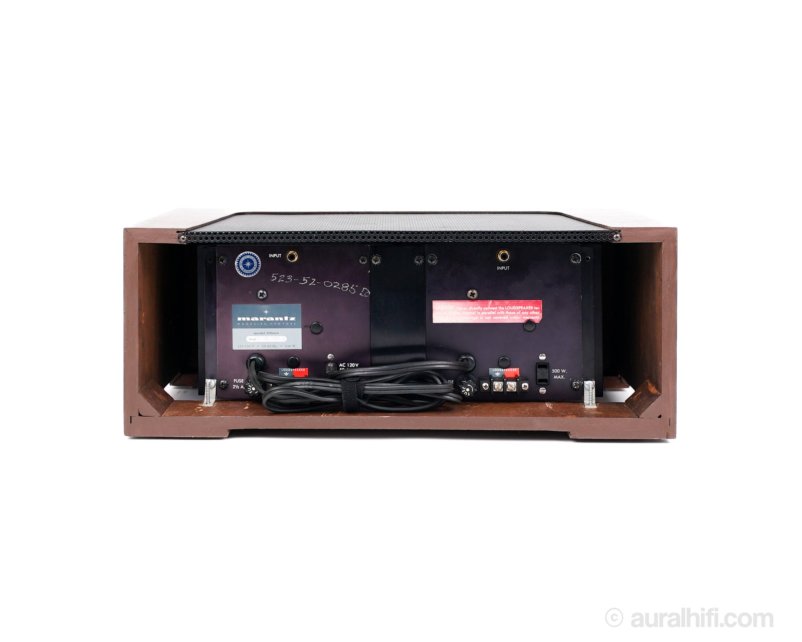 Vintage / Marantz Model 15 // Stereo Amplifier / Walnut Cabinet ...