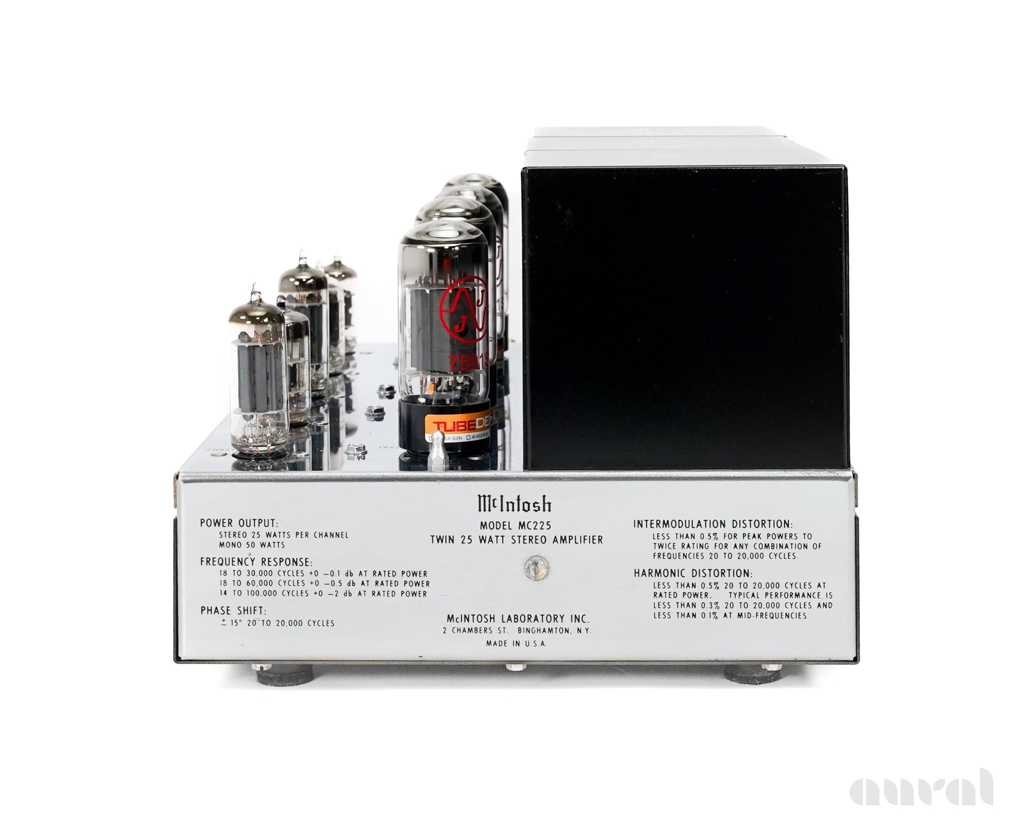 Mcintosh MC225 // Vintage Stereo Tube Amplifier / Lovingly Restored ...