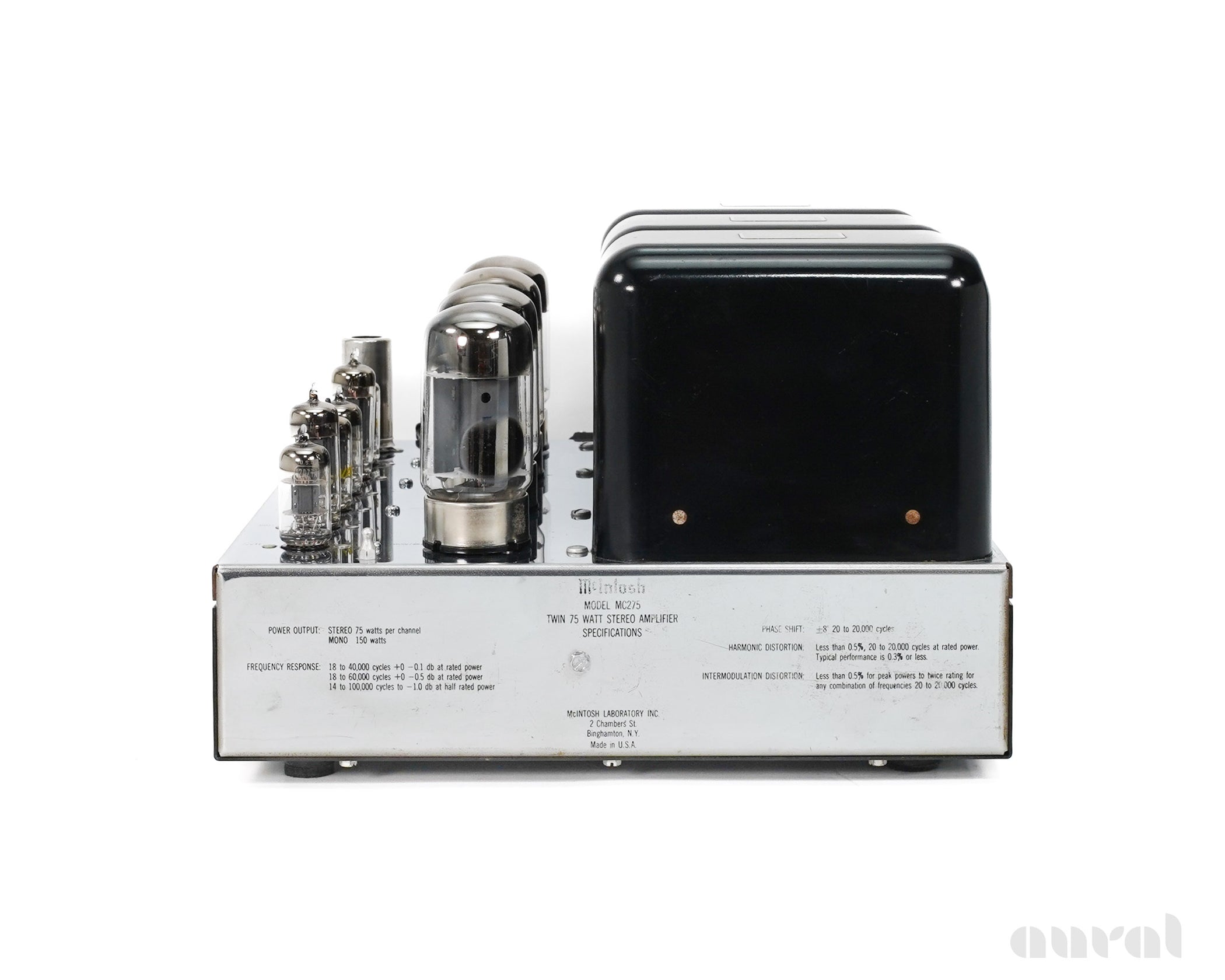 Mcintosh MC275 Original // Vintage Stereo Tube Amplifier / The Legend ...