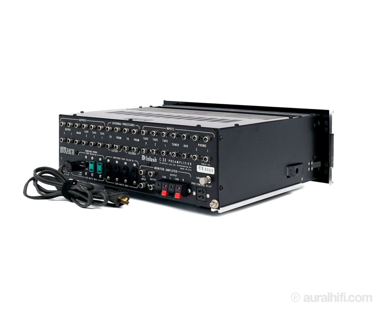 Vintage / Mcintosh C33 // Solid-State Preamplifier / Pristine – AURAL HiFi