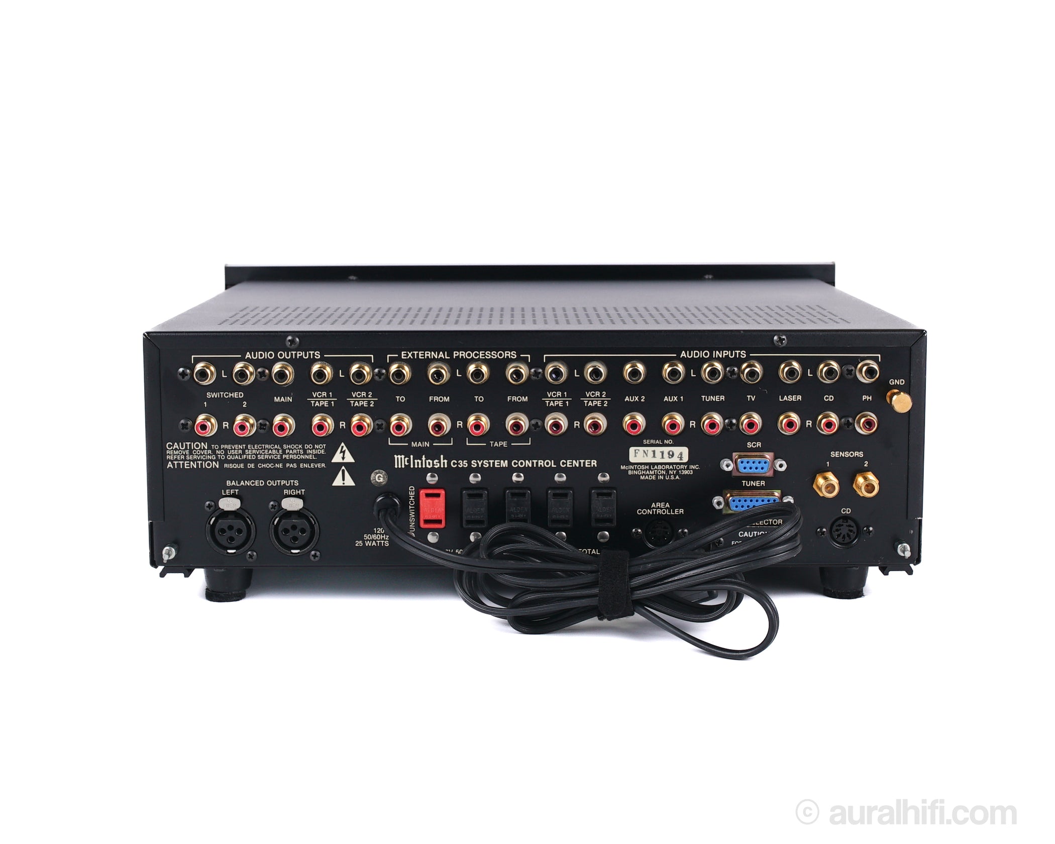 Vintage / Mcintosh C35 // Solid-State Preamplifier – AURAL HiFi
