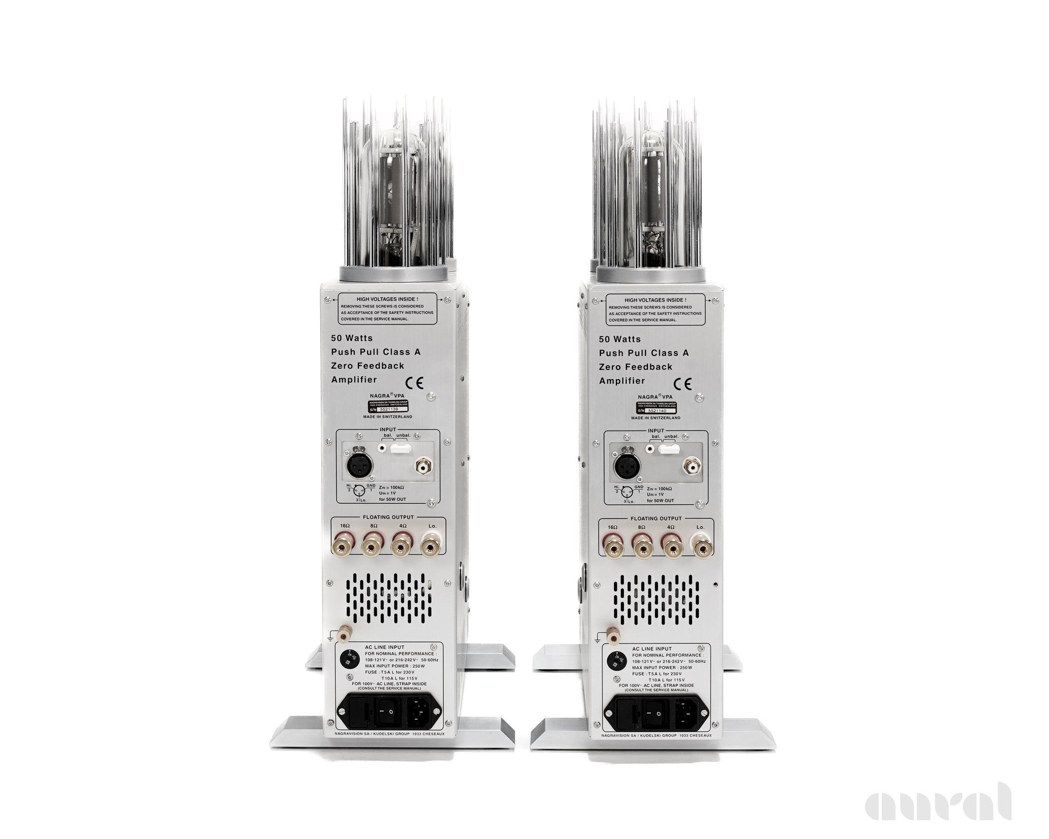 Nagra Vpa // Preowned / 845 Monoblock Tube Amplifiers / Recapped / 1139 ...