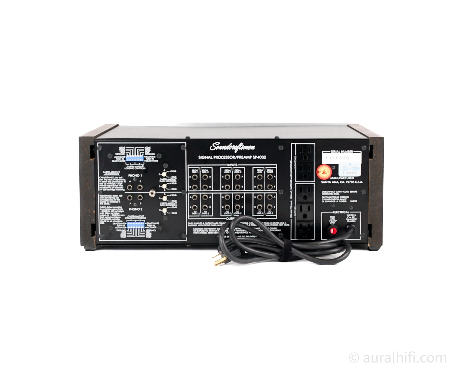 Vintage / Soundcraftsmen SP4002 // Solid State Preamplifier – AURAL HiFi
