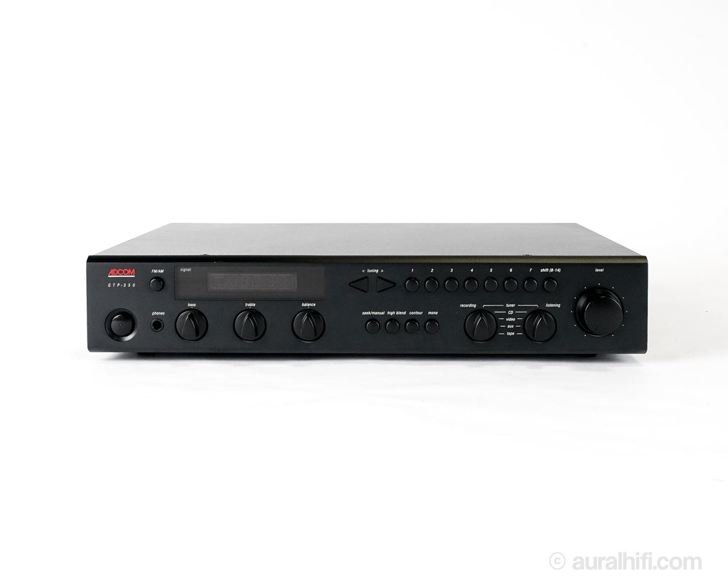 Adcom GTP-350 // Solid-State Tuner/Preamp – AURAL HiFi