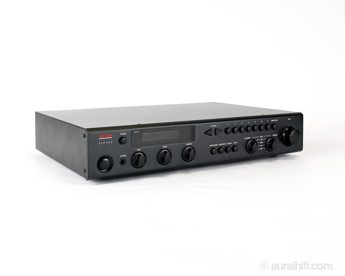 Adcom GTP-350 // Solid-State Tuner/Preamp – AURAL HiFi