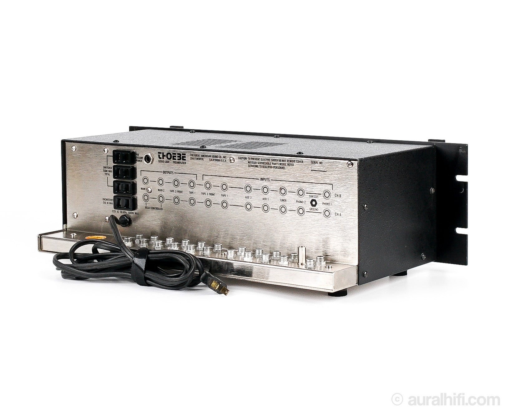 Vintage Gas Thoebe Servo Loop // Solid-State Preamplifier – AURAL HiFi