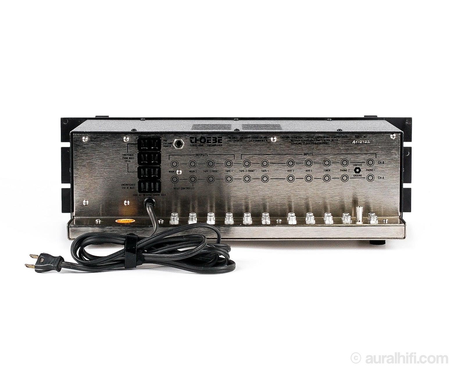 Vintage Gas Thoebe Servo Loop // Solid-State Preamplifier – AURAL HiFi