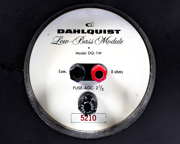 Vintage Dahlquist DQ-1W // Subwoofer / Reconed And Recapped – AURAL HiFi