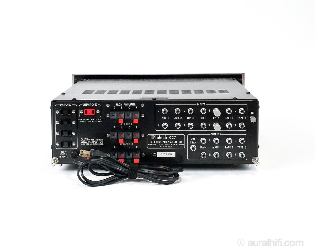 Vintage Mcintosh C27 // Solid-State Preamplifier / Professionally ...