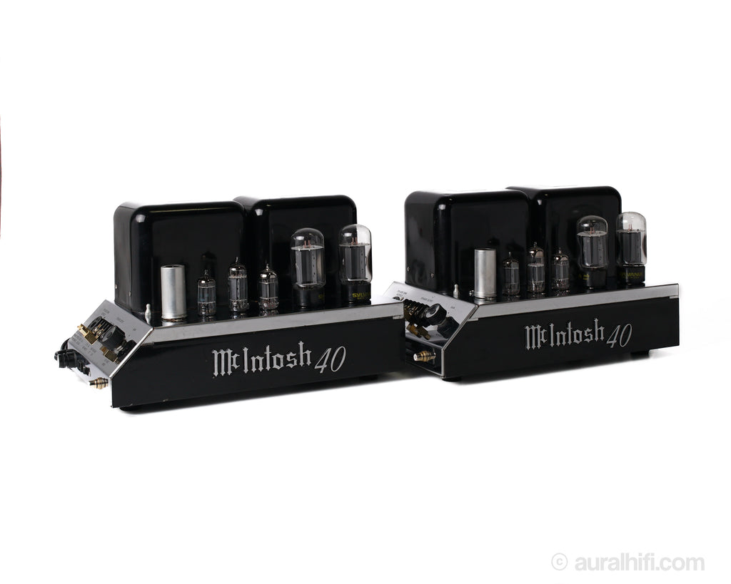 Vintage Mcintosh MC40 // Tube Amplifier Monoblocks / Electronically ...