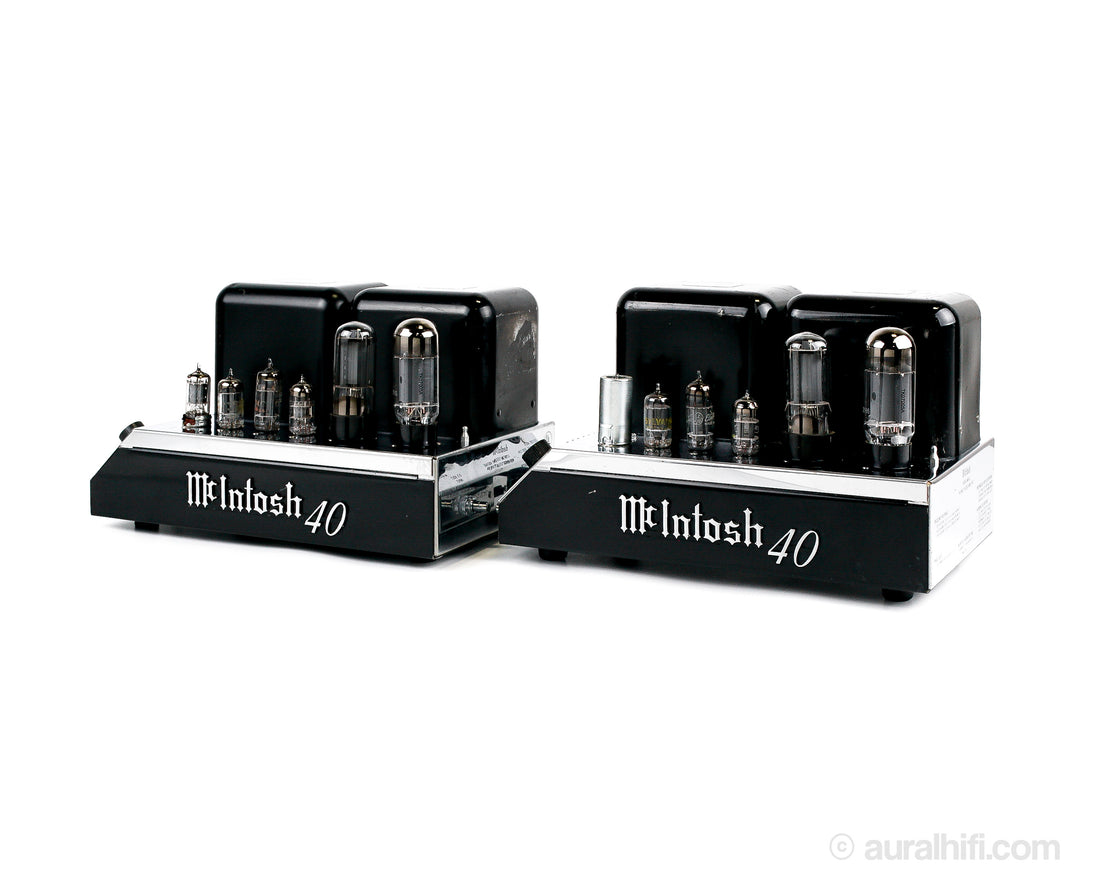 Vintage Mcintosh MC40 // Tube Amplifier Monoblocks / Professional ...