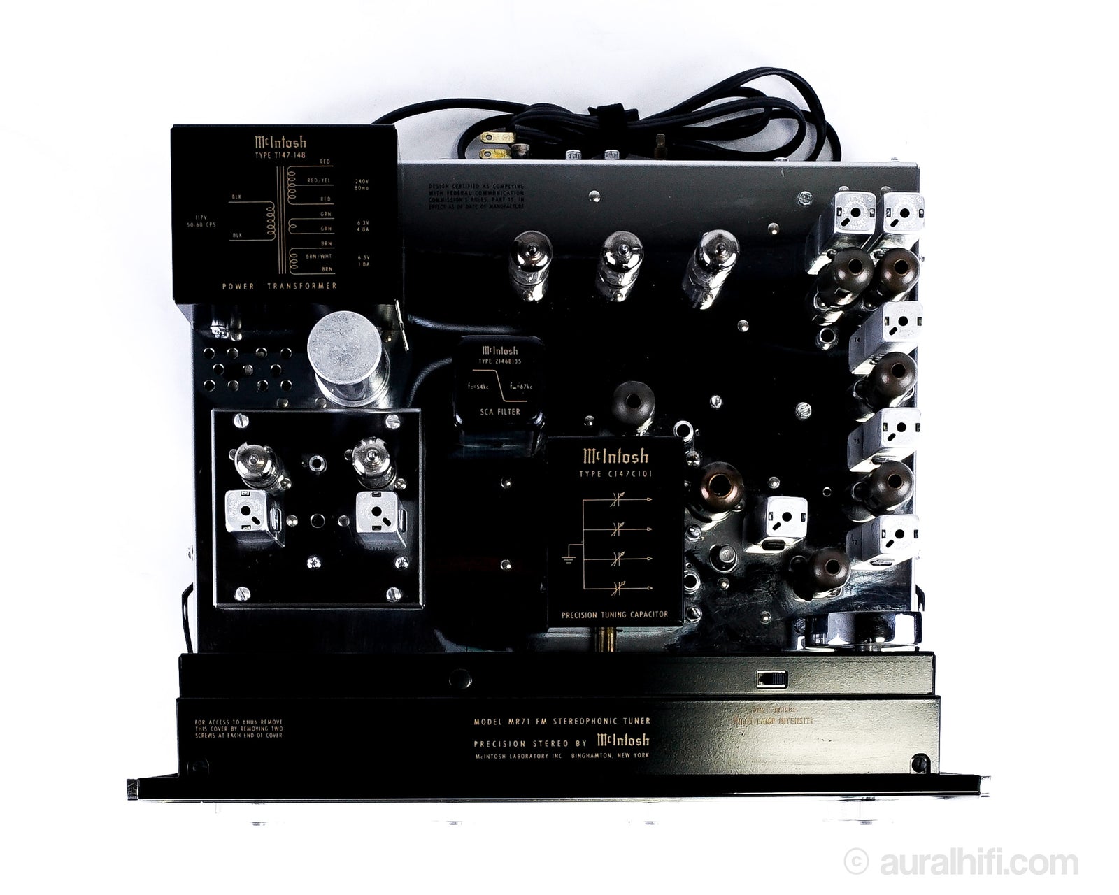 Vintage Mcintosh MR71 // Tube Tuner – AURAL HiFi