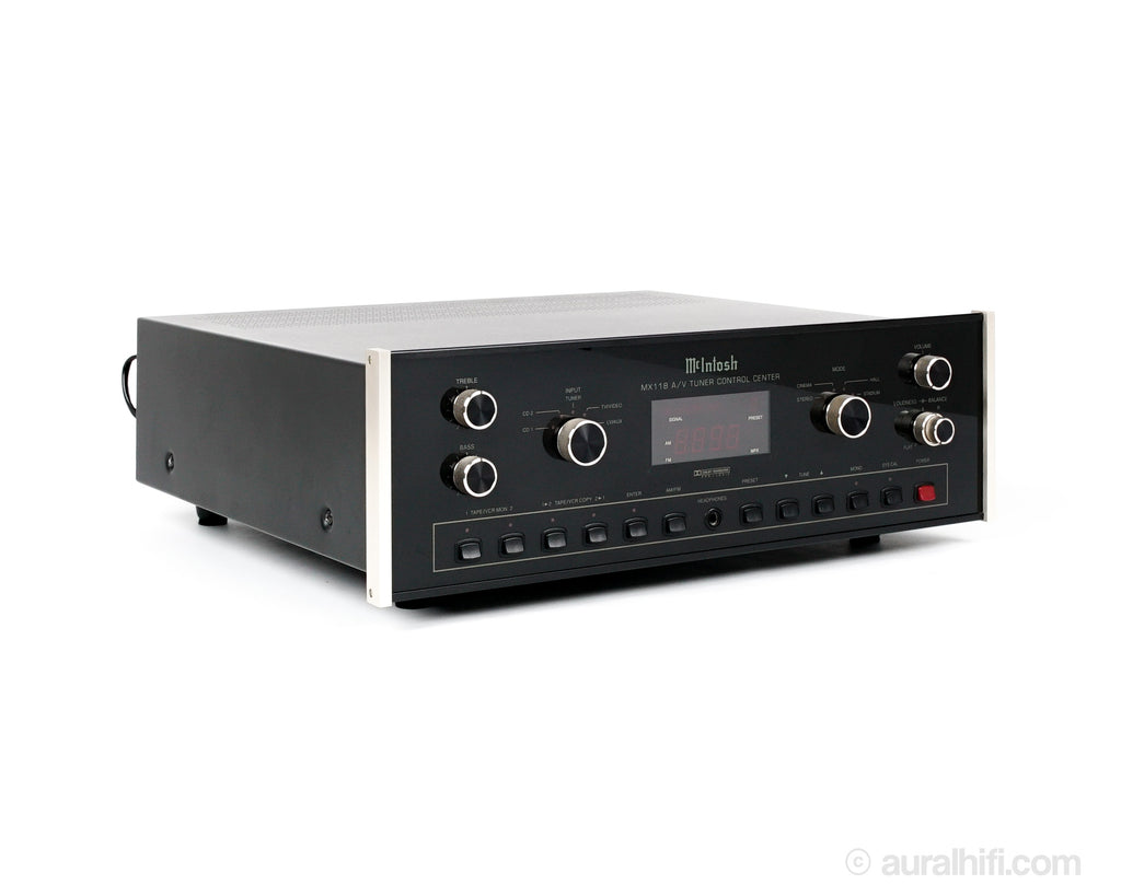 Vintage Mcintosh MX118 // Preamp / Tuner – AURAL HiFi