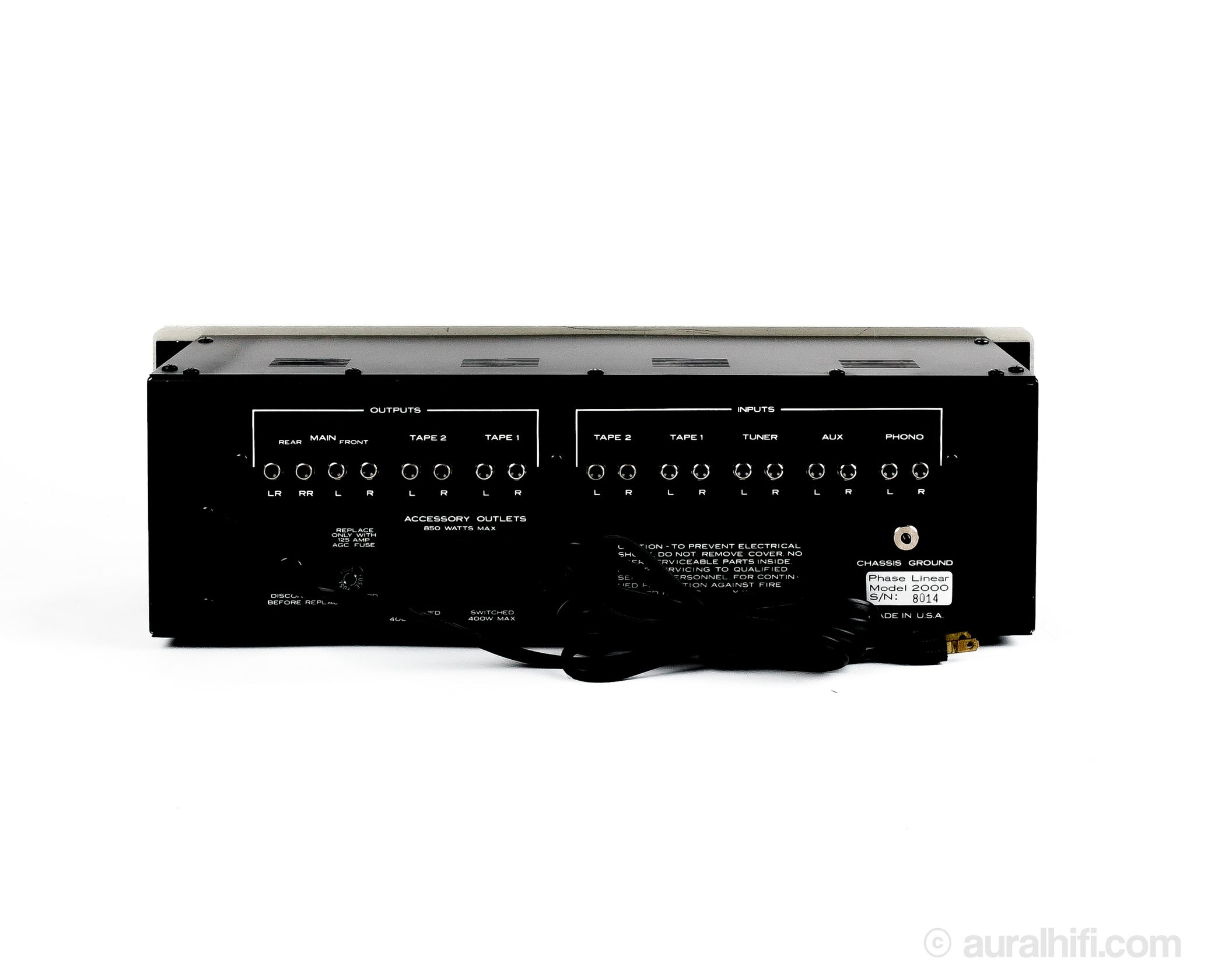 Vintage Phase Linear 2000 Series Two // Solid-State Preamplifier ...