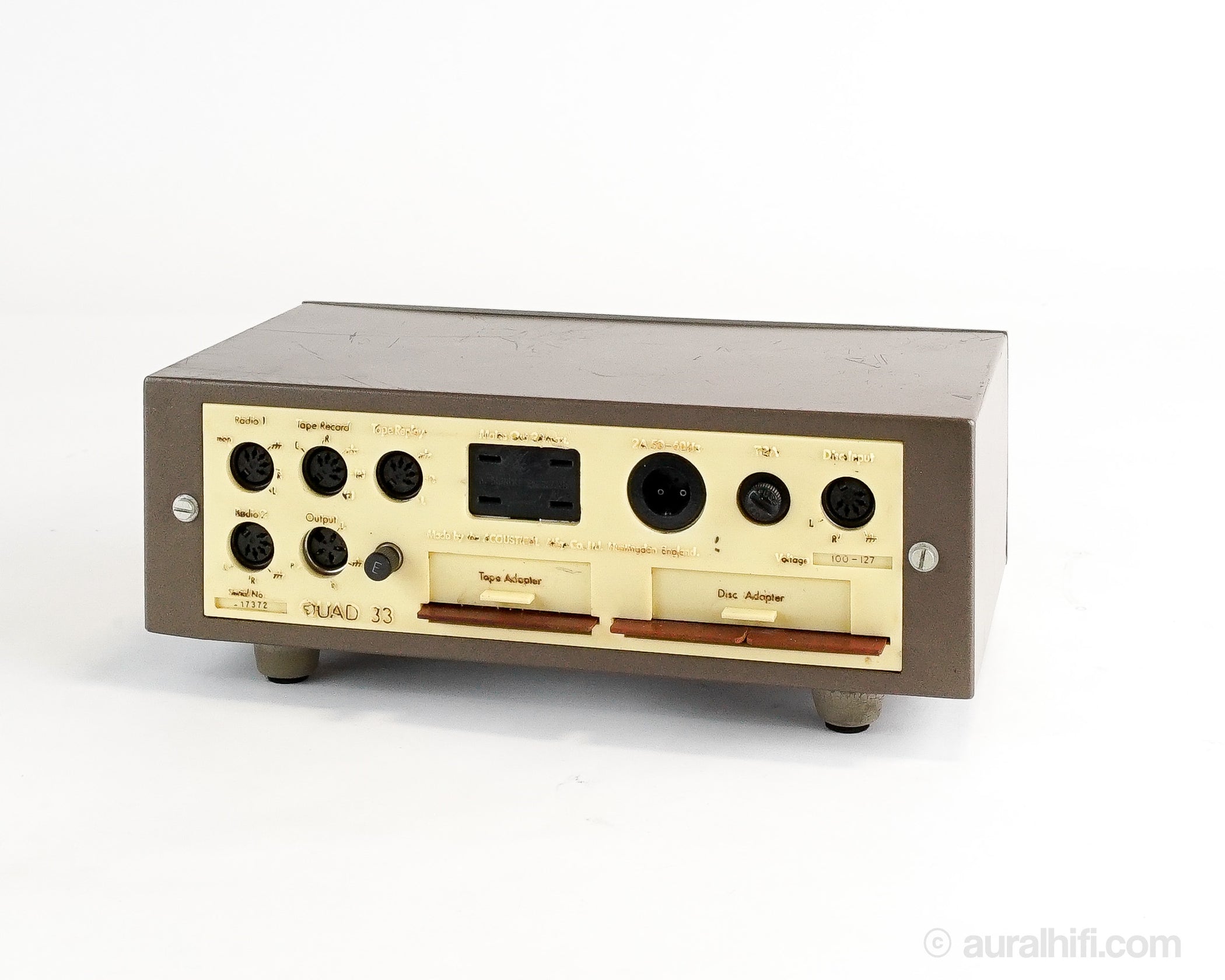 Vintage Quad 303 // Solid-State Amplifier / With Quad 33 Preamp – AURAL ...