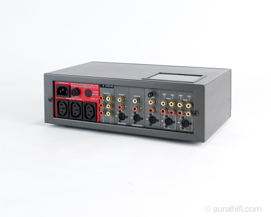 Vintage Quad 44 Mk2 // Solid-State Preamplifier / Grey – AURAL HiFi