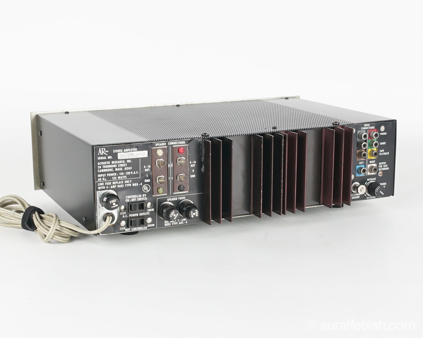 Acoustic Research AU // Integrated Amplifier – AURAL HiFi