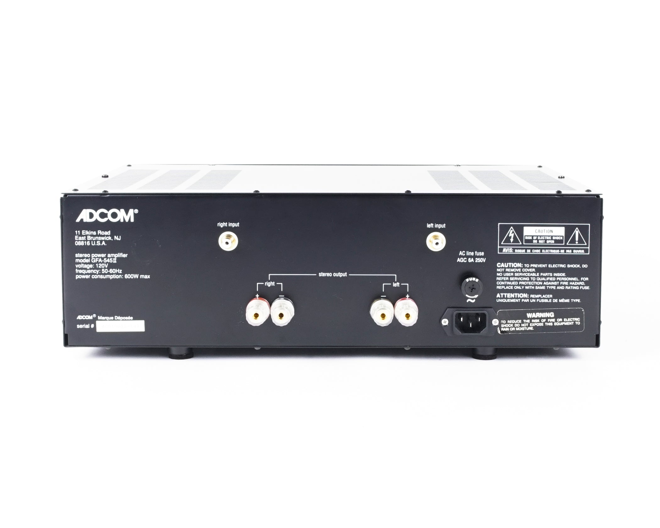ADCOM GFA-545 II // Vintage Solid-State Amplifier – AURAL HiFi