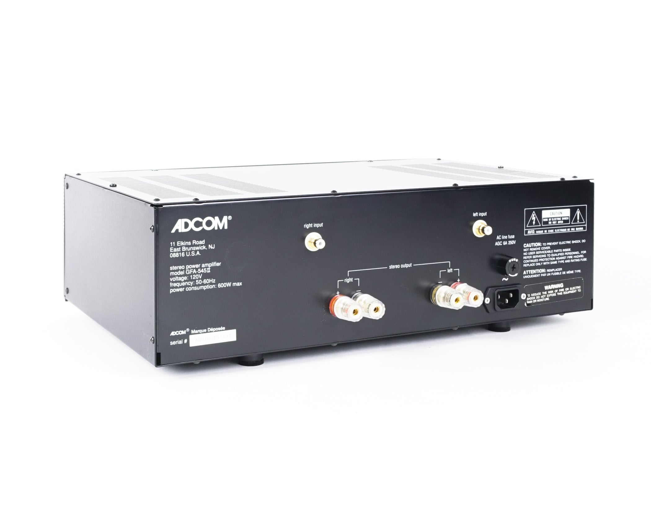 ADCOM GFA-545 II // Vintage Solid-State Amplifier – AURAL HiFi