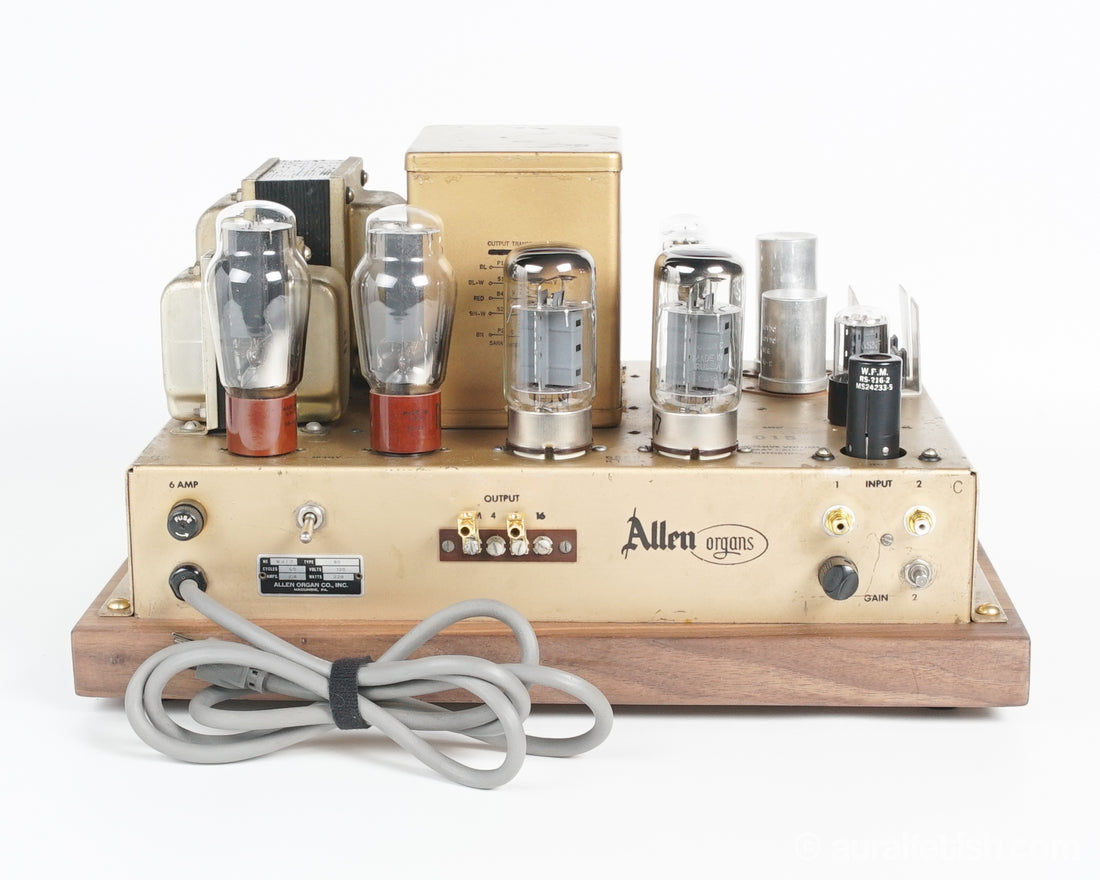 Allen Organ 90 // Monoblock Tube Amplifiers – AURAL HiFi