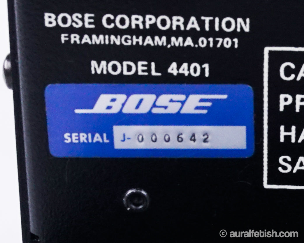 Bose 4401 // Vintage Solid State Stereo Preamplifier – AURAL HiFi