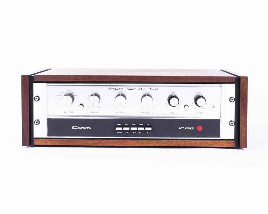Crown IC 150 // Vintage Solid-State Preamplifier / With Cabinet – AURAL ...