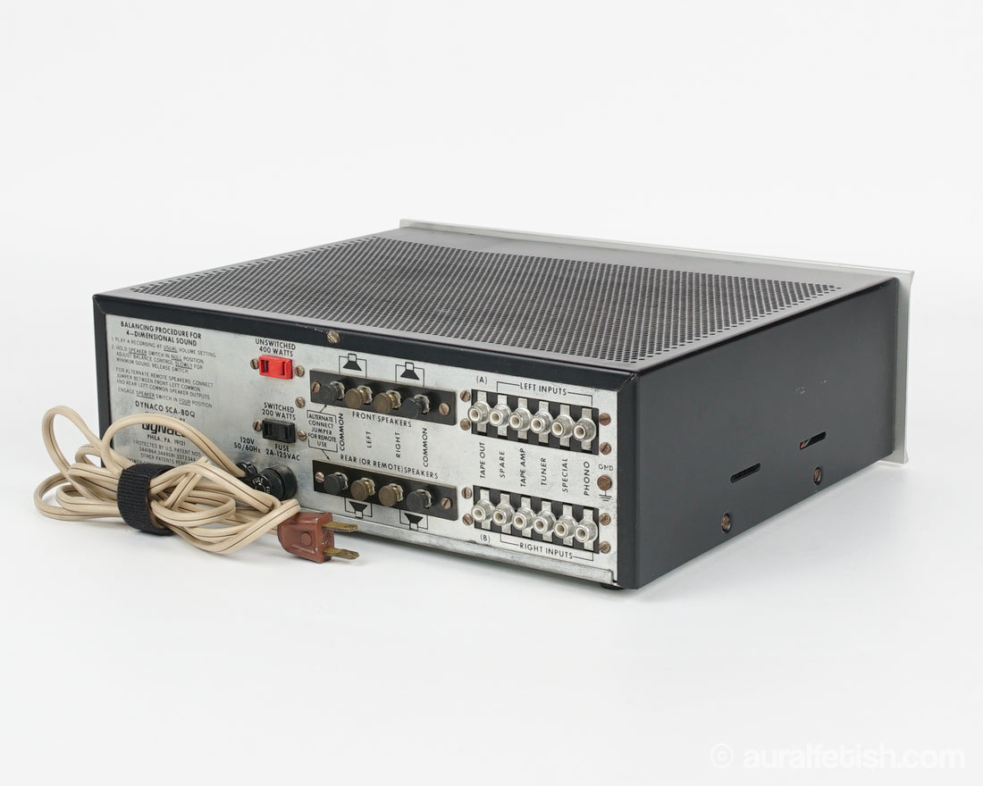 Dynaco Sca 80Q // Integrated Amplifier – AURAL HiFi