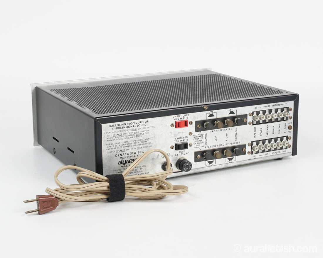 Dynaco Sca 80Q // Integrated Amplifier – AURAL HiFi