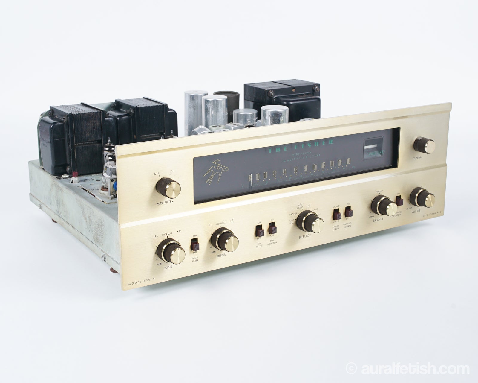 Fisher 500B // Tube Receiver – AURAL HiFi