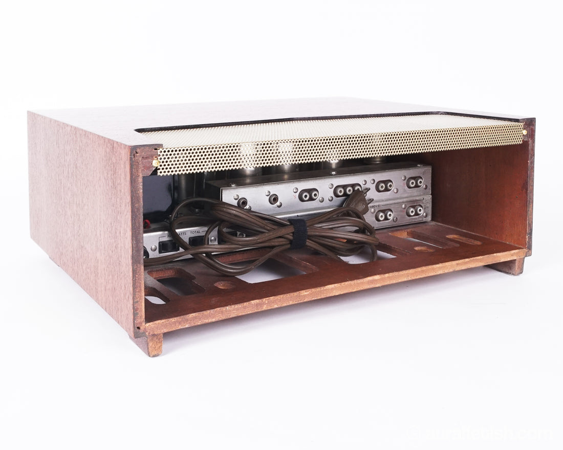 Fisher 400-C // Vintage Tube Preamp / Refinished Mahogany Cabinet ...