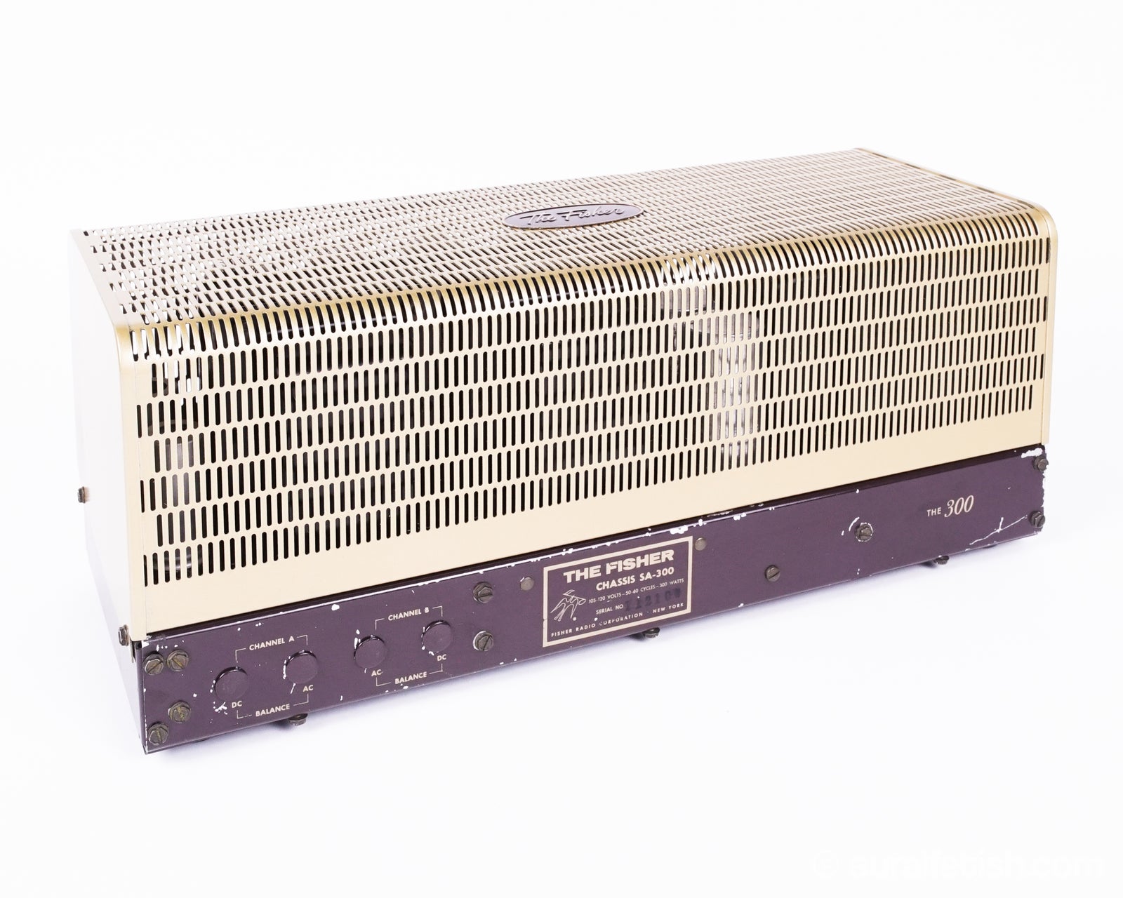 Fisher SA-300 // Vintage Tube Amplifier / 35wpc / Orig. Manual / Single ...