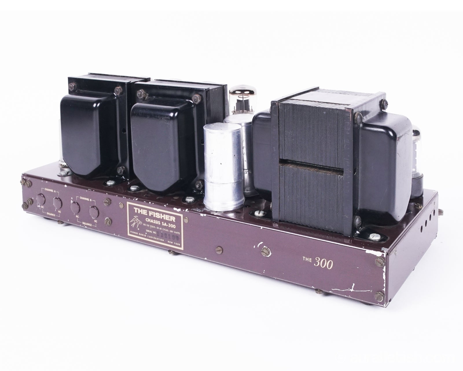 Fisher SA-300 // Vintage Tube Amplifier / 35wpc / Orig. Manual / Single ...