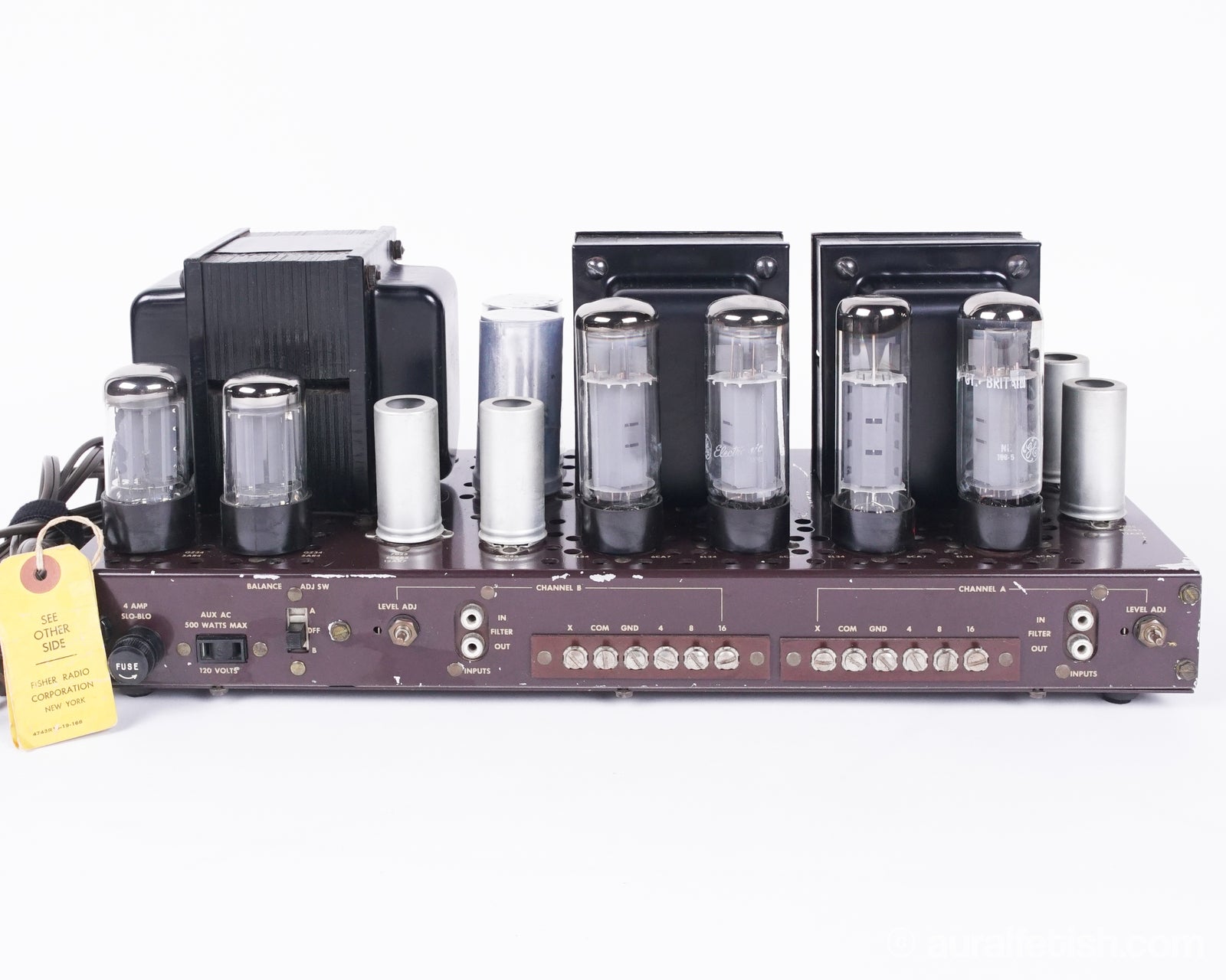 Fisher SA-300 // Vintage Tube Amplifier / 35wpc / Orig. Manual / Single ...