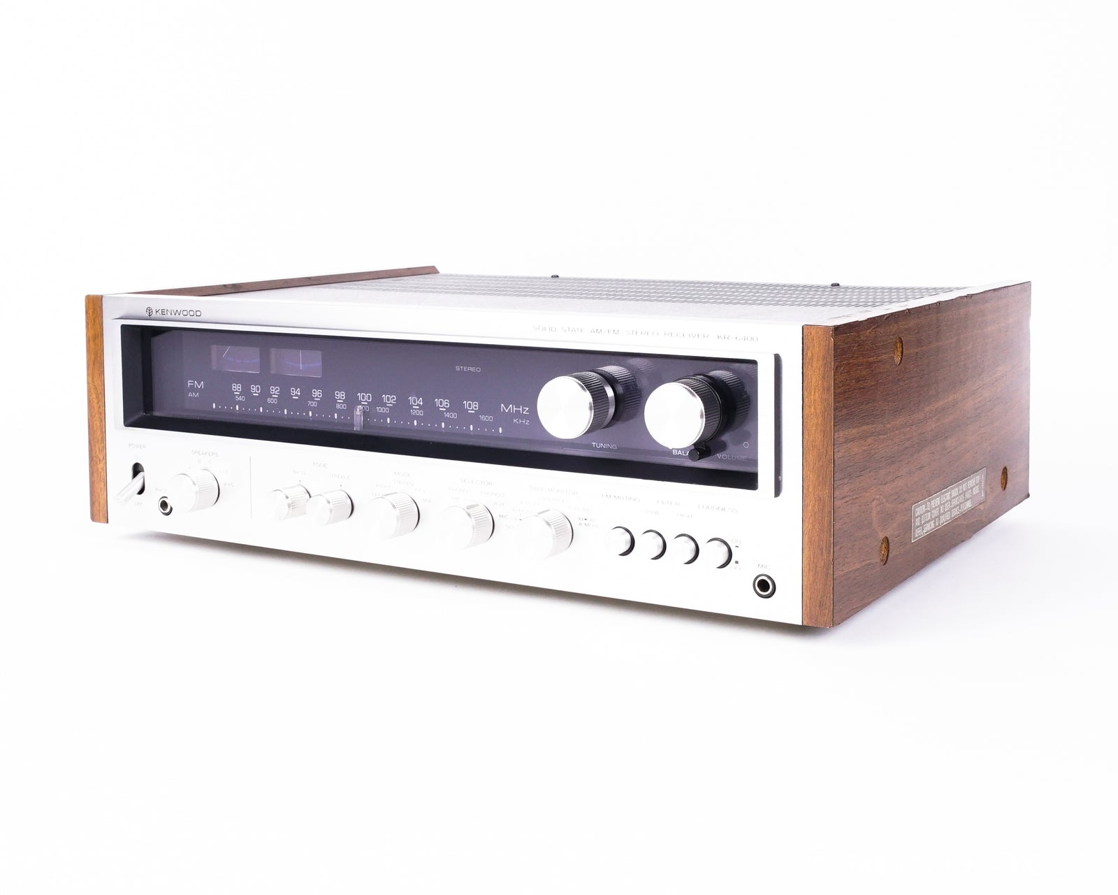 Kenwood KR-6400 // Vintage Solid-State Receiver – AURAL HiFi