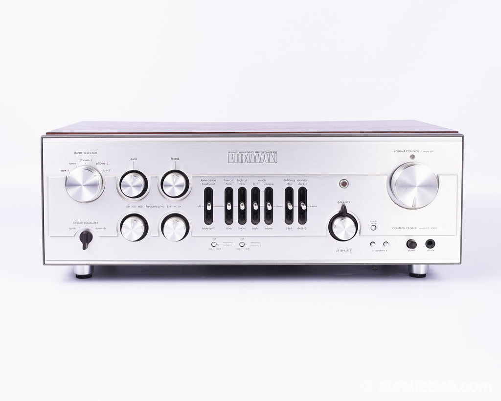 Luxman C-1000 // Solid-State Preamplifier / Rosewood / 1 Owner / Orig ...