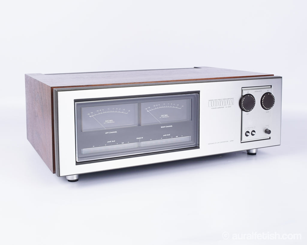 Luxman M-4000 // Solid-State Amplifier / Rosewood / Orig. Box & Manuals ...