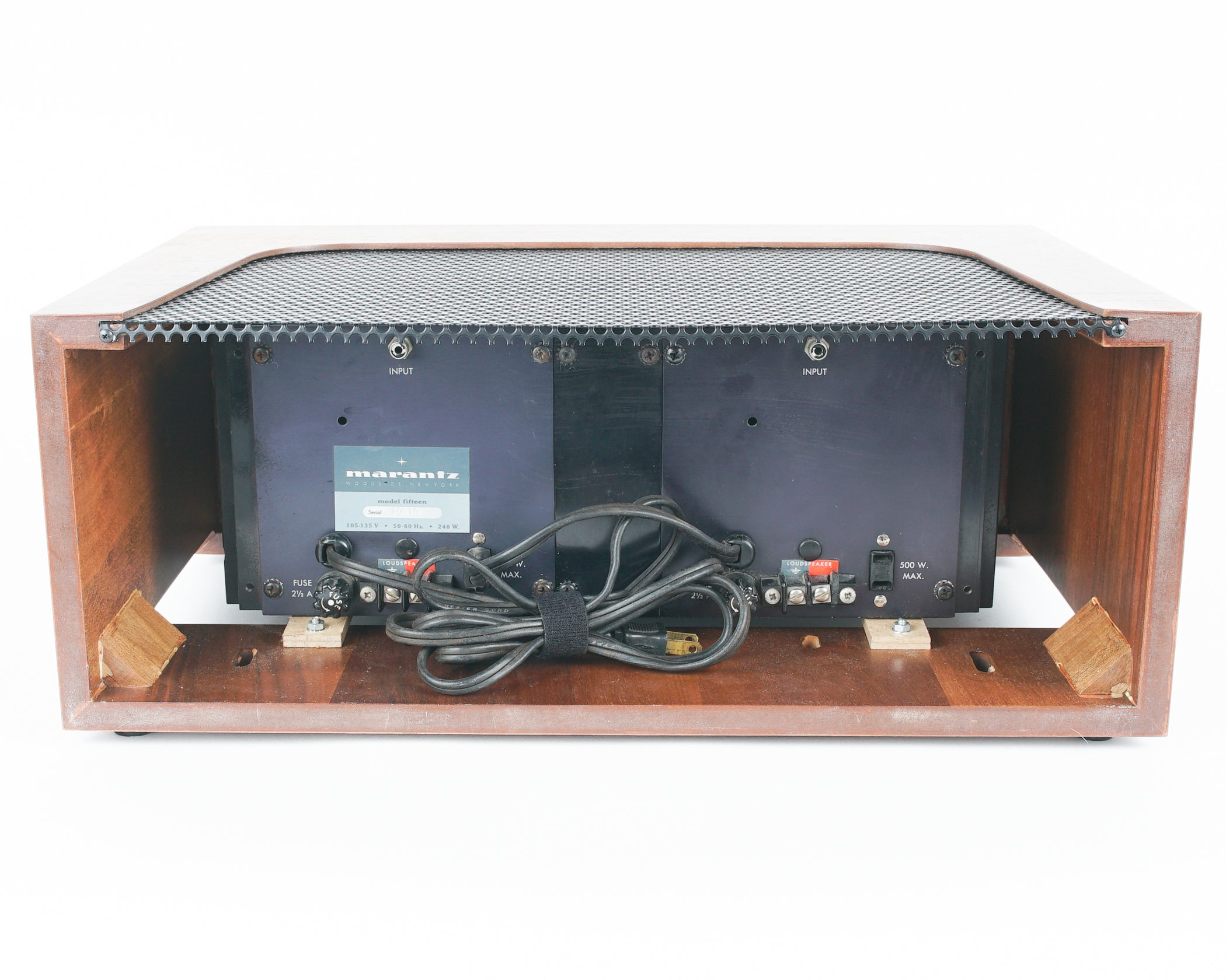 Marantz Model 15 // Stereo Amplifier / Walnut Cabinet – AURAL HiFi