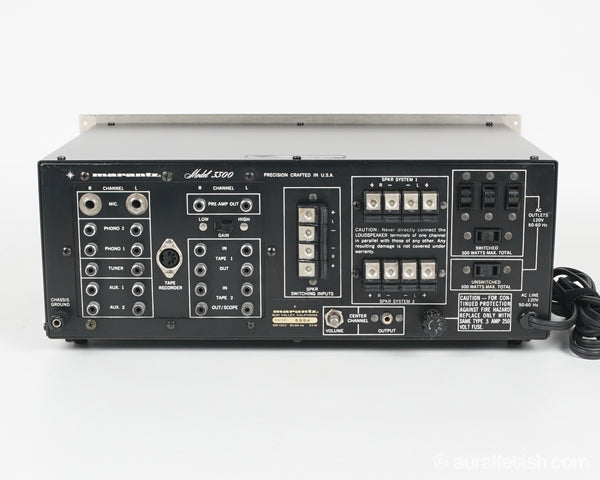 Marantz Model 3300 // Solid-State Preamplifier – AURAL HiFi