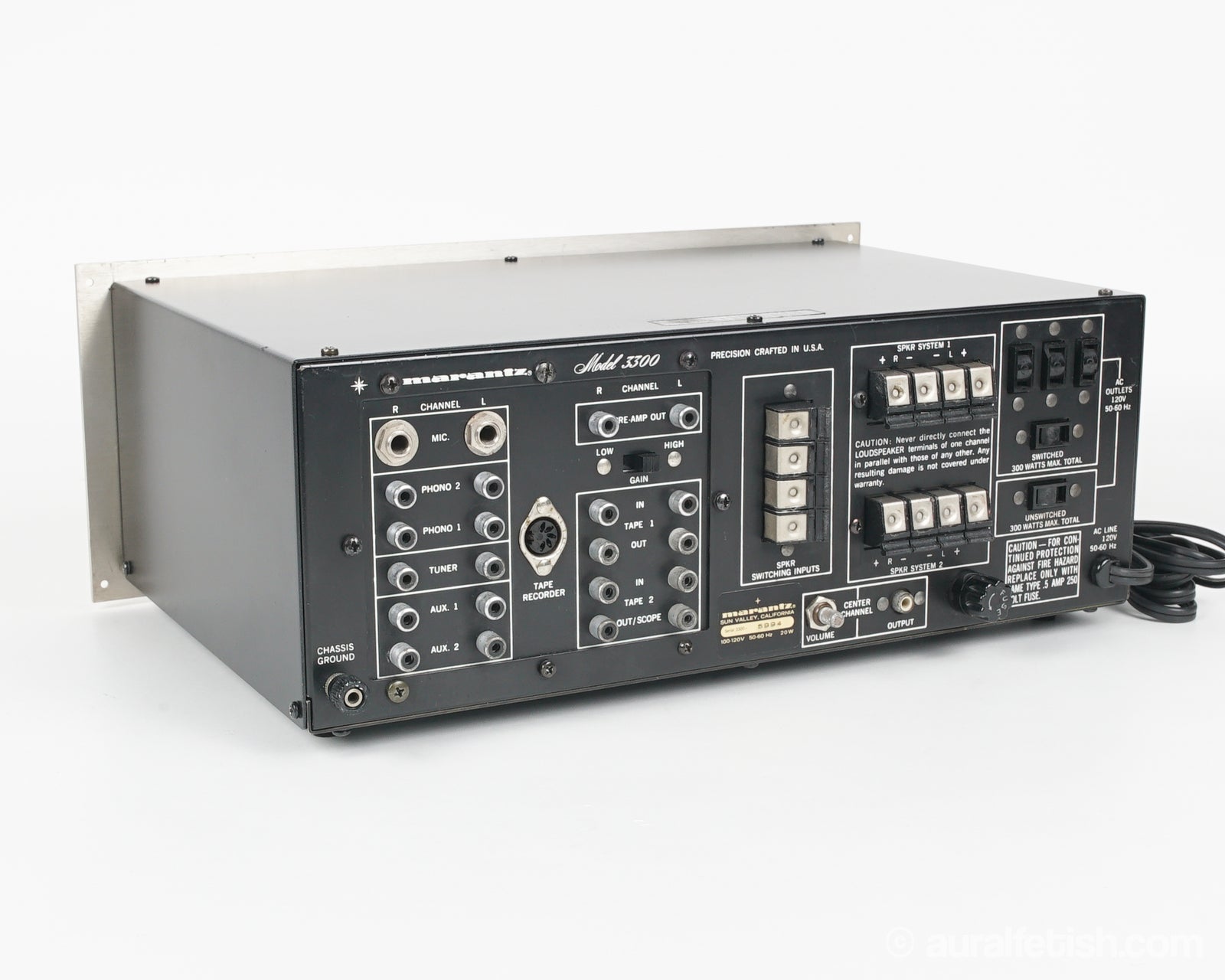 Marantz Model 3300 // Solid-State Preamplifier – AURAL HiFi