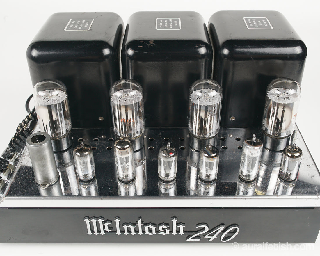 Vintage Mcintosh MC240 // Stereo Tube Amplifier – AURAL HiFi