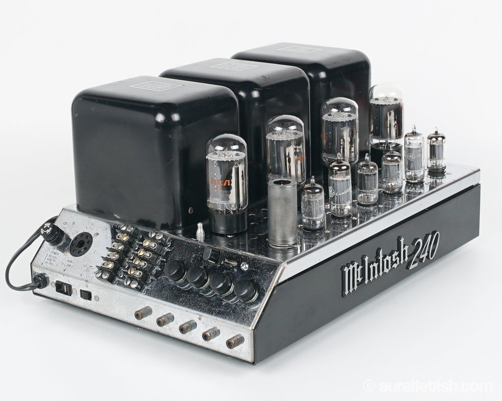 Vintage Mcintosh MC240 // Stereo Tube Amplifier – AURAL HiFi