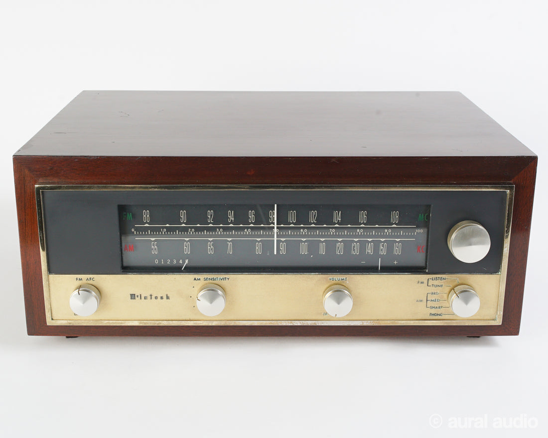 Vintage Mcintosh MR55 A // AM/FM Stereo Tube Tuner – AURAL HiFi